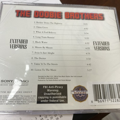 THE DOOBIE BROTHERS - EXTENDED VERSIONS - Music CD | eBay