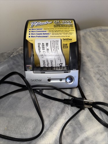 Brother P-touch QL-500 Label Printer NOT TESTED | eBay