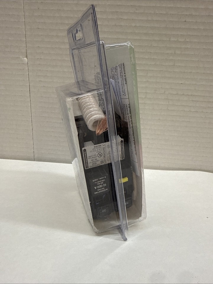 SQUARE D HOM230GFIC CIRCUIT BREAKER 30 AMP 240 VAC 2-POLE GFIC NEW IN ...