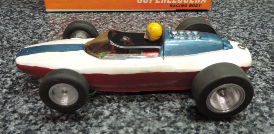 Vintage Russkit Lotus Slot Car 1/24th Box 1960's Custom Chassis Parts ...
