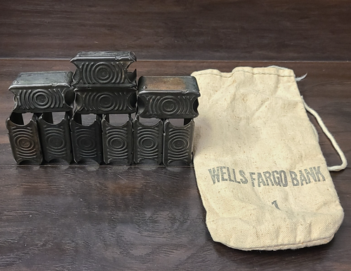Lot of 10: M1 Garand En Bloc 8 Round Clips with Wells Fargo Bank Money ...