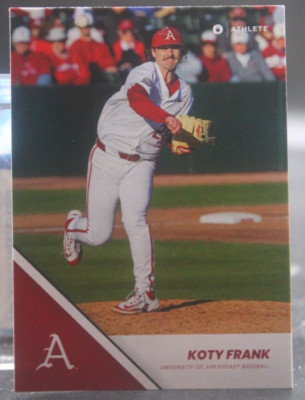 Koty Frank - 2024 ONIT NIL Arkansas Razorback Baseball #26 | eBay