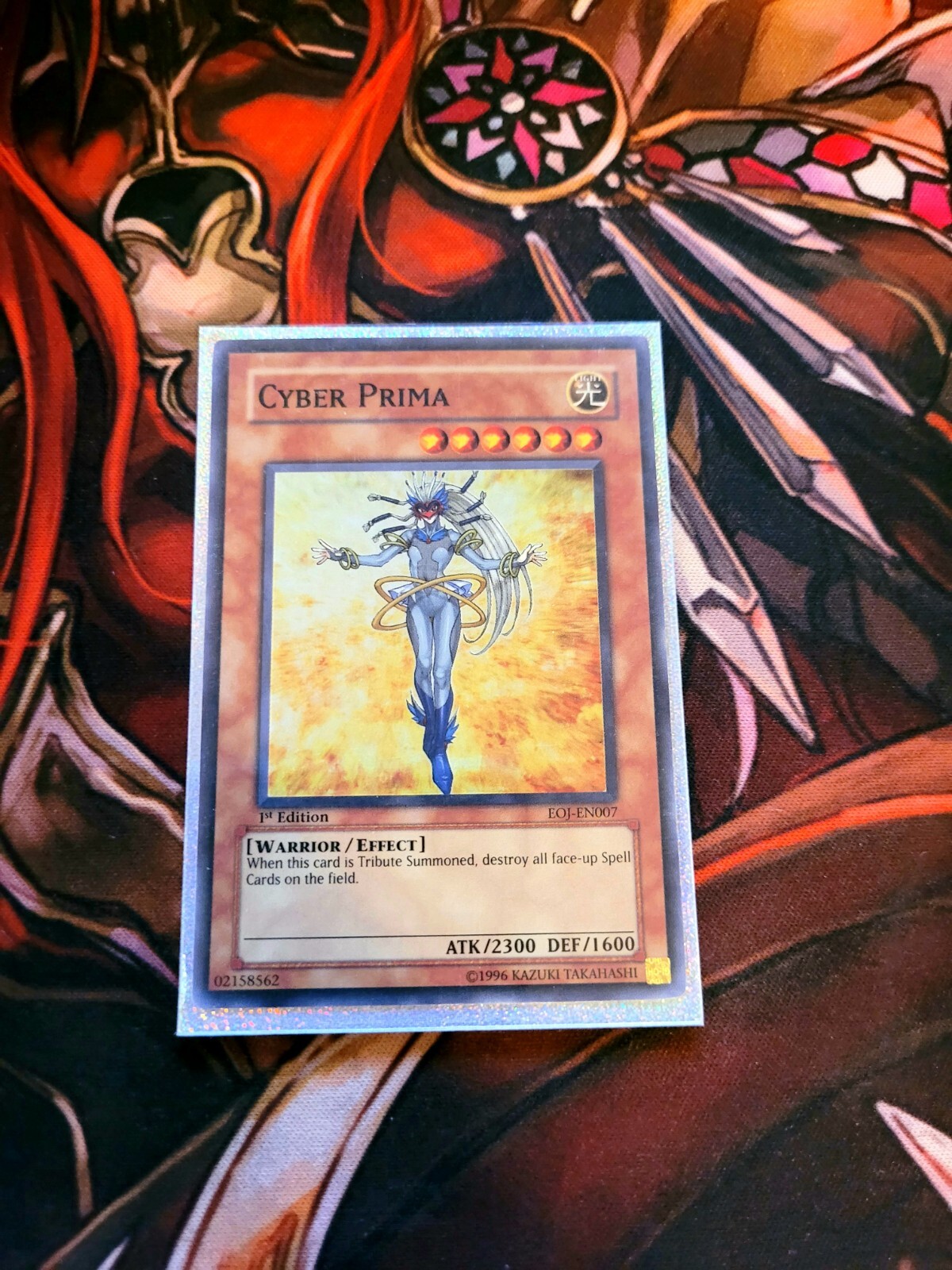 YUGIOH TCG CYBER PRIMA EOJ-EN007 SUPER 1ST EDITION | eBay