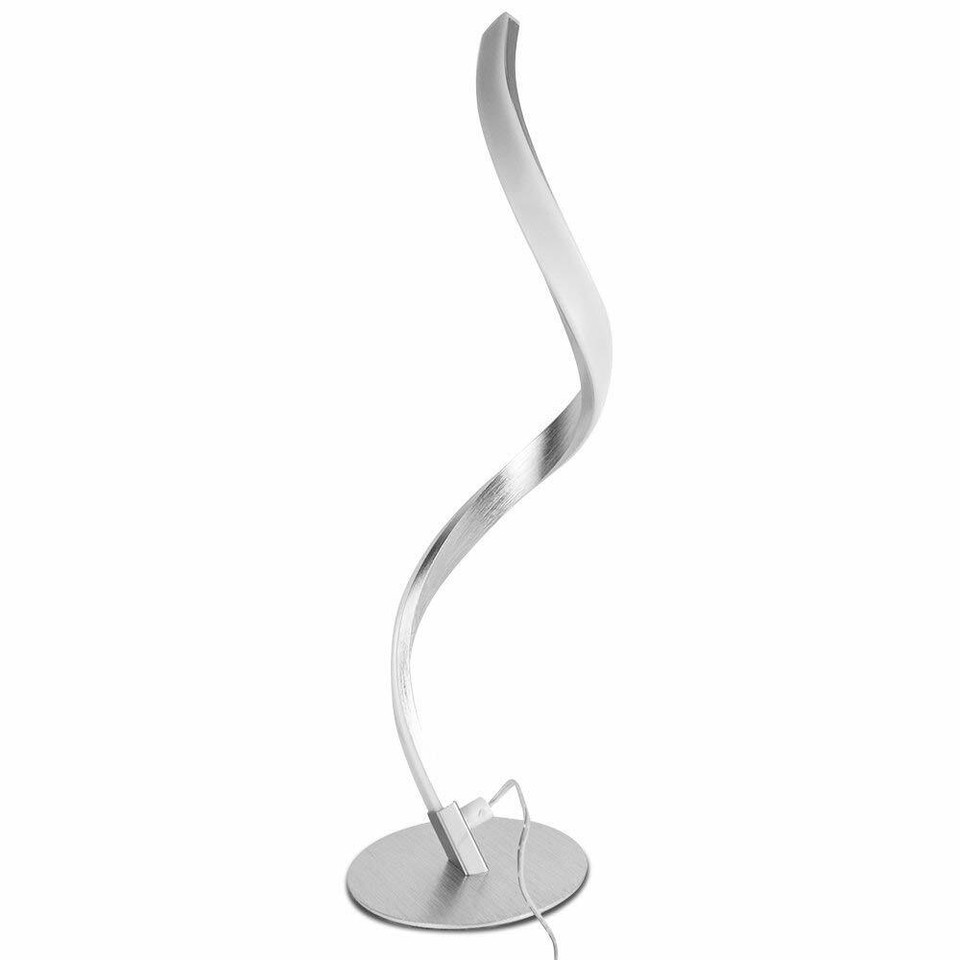 Modern Chic Curved Spiral LED Table Lamp, Contemporary Beautiful decor ...