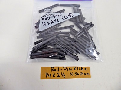 Roll Pin 1/4 X 2-1/2 Spring Roll Pin 1 Pound Approximately 50 pieces | eBay