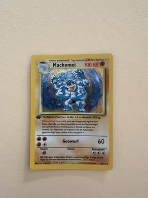 Pokemon TCG Machomei (Machamp) Deutsch (German) Base Set 1999 1st ...