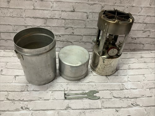 Vtg Coleman 530 Military Single Burner A-46 GI Pocket Stove w/Case ...