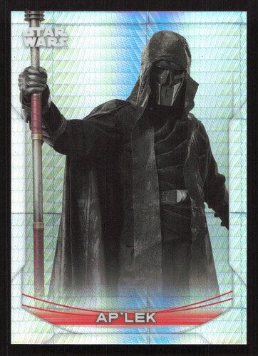 2020 Topps Chrome Star Wars Perspectives Ap'lek Prism Refractor #/299 ...