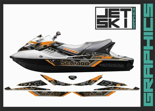 SEADOO RXT RXTX 255 for 2008-2009 decals graphics kit sticker set jet ...