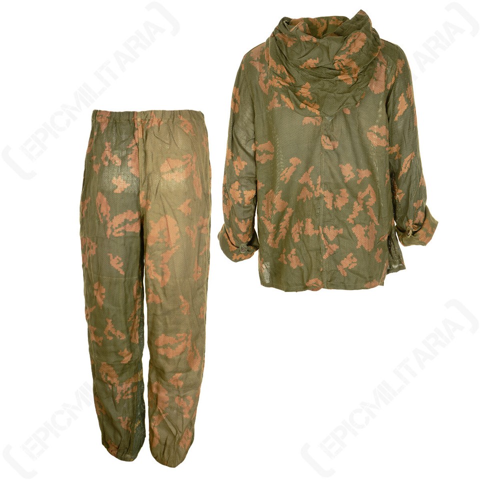 Original Russian Army Camouflage Sniper Suit - Soviet KZS Camo Smock ...