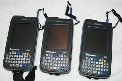 Lot 3 Intermec CN3 CN3AQH801G5E500 GSM GPS WM6.1 1D/2D WiFi Barcode ...