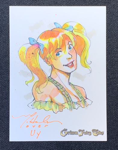 Tinker Bell 2015 Zenescope Grimm Fairy Tales Sketch 1/1 Artist Signed ...
