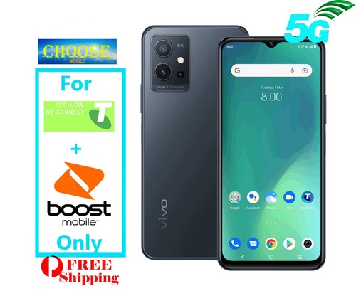 Telstra &Boost | VIVO Y55 5G | 128GB 4GB RAM 50+2+2MP Cam VoLTE GPS ...