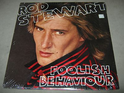 ROD STEWART Foolish Behaviour SEALED VINYL LP POSTER 1980 HS 3485 ...