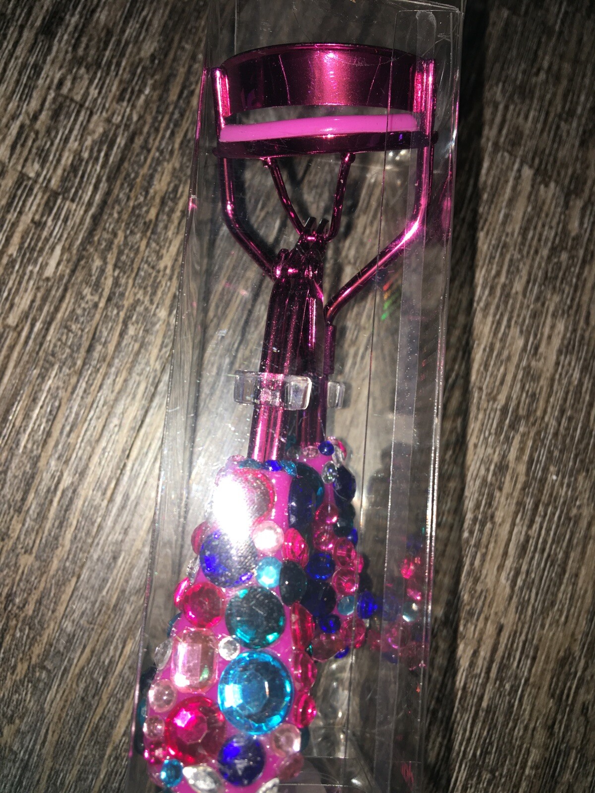 NWT Claire's Sparkly Gem Bling Eyelash Curler Rhinestone Detangler ...