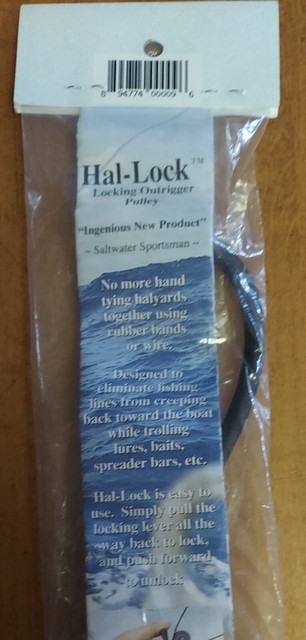 Hal-Lock Locking Outrigger Pulley Triple 12" - HL3-12 - Black - for ...