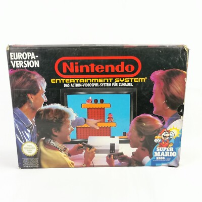 Nintendo NES Console Boxed Super Mario Bros Europa Version German | eBay