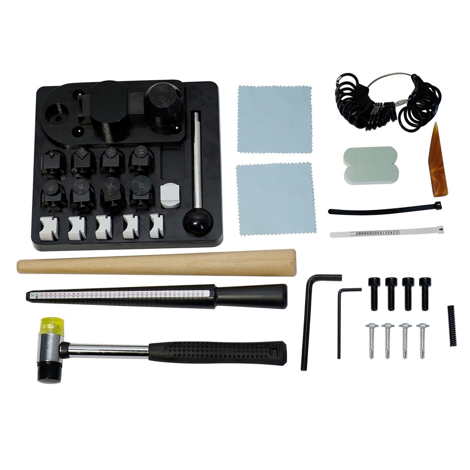 Ring Bending Tool Kit with Nylon Dies - Jewelry Making Equipment for ...