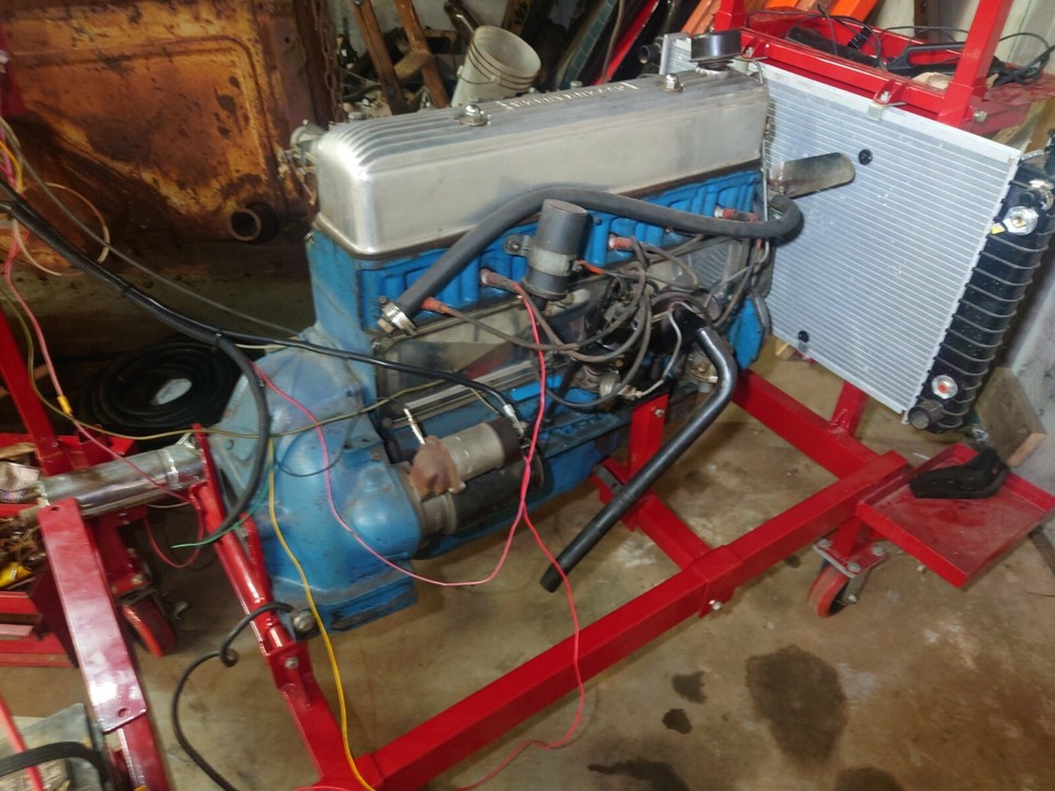 1954 Corvette 3835911 Used running 235 Tri-power Engine Assembly Date L ...