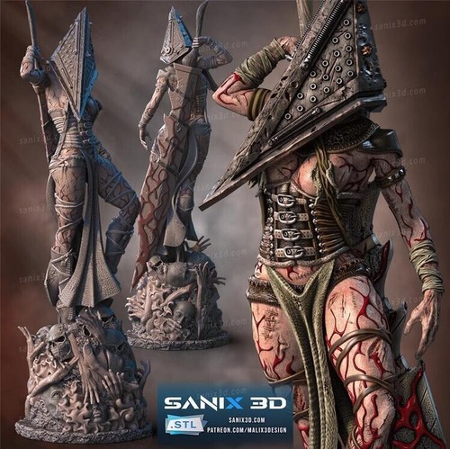 Lady Pyramid Head 3D Print Garage Kit Figure Model Kit Unpainted ...