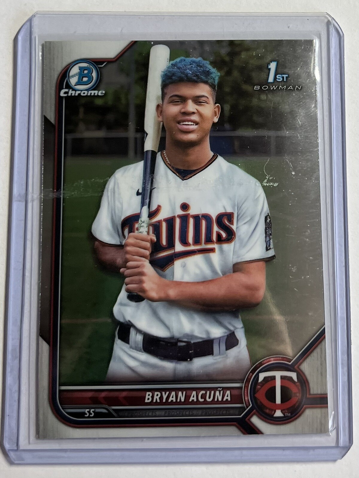 2022 Bowman Chrome Bryan Acuna BCP-151 1st Chrome Base Prospect Twins ...
