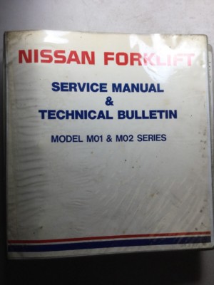 Nissan M01, M02 Series Forklift Service Manual | eBay
