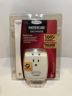 Belkin Mastercube Surge Protector, Model F9H120-CW, New | eBay