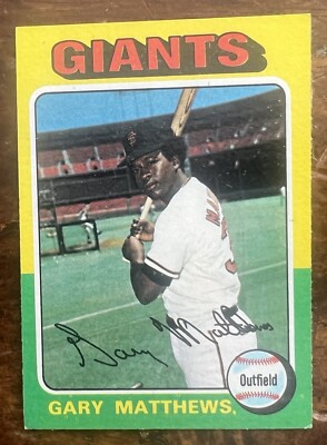 1975 Topps - #79 Gary Matthews | eBay