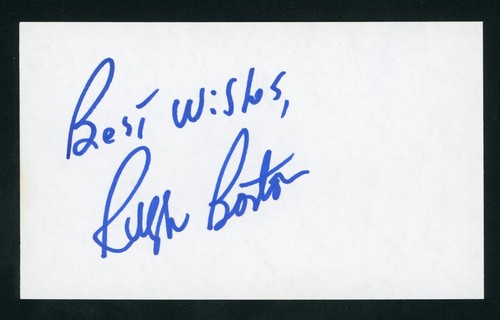 Ralph Boston Olympian (Gold/Silver/Bronze 1960, 1964, 1968 Signed 3x5 ...