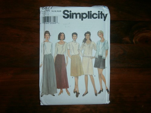Simplicity 8877 Size 14-20 Misses' Skirts in Four Lengths | eBay
