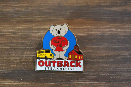 Koality Kid Pin Outback Steakhouse Australian Restaurant Koala School ...