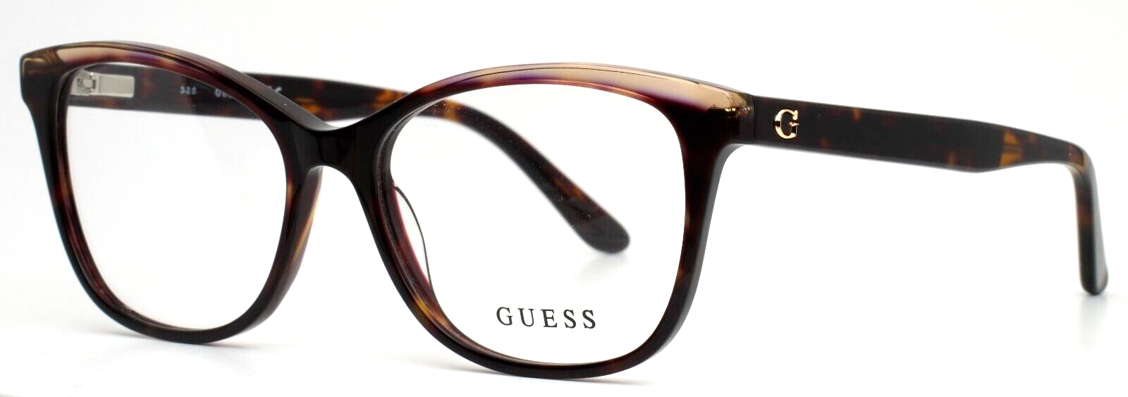 GUESS GU2723 056 Havana Womens Square Full Rim Eyeglasses 52-15-140 B ...