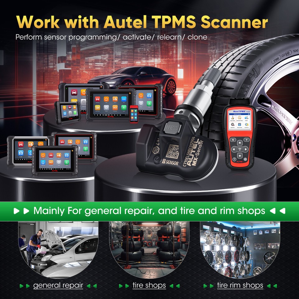 2024 Autel MaxiTPMS TS501 PRO TPMS Pr0gram Tool Tire Pressure, MX ...