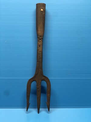 HAND FORGED 3 PRONG FISH GIG " SUCKER GIG '' ------------------FREE ...