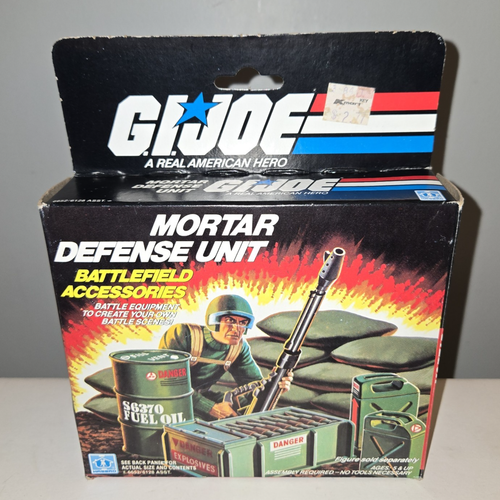Vtg GI JOE Mortar Defense Unit Battlefield Accessories BOX ONLY 1984 ...