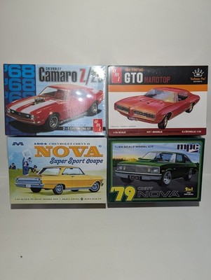 Camaro Nova GTO GM Muscle Car 1/25 Scale Model Kit Lot New Kits | eBay