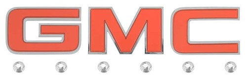 1983-88 GMC Pickup Jimmy Suburban Van; GMC Grill Emblem Letter Set ...
