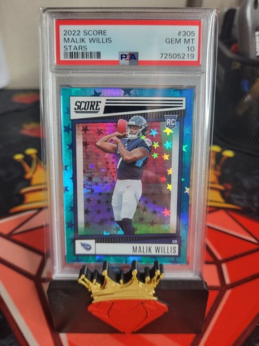 LOW POP ! 2022 Score Malik Willis Stars 317/399 Rookie Card PSA 10 | eBay