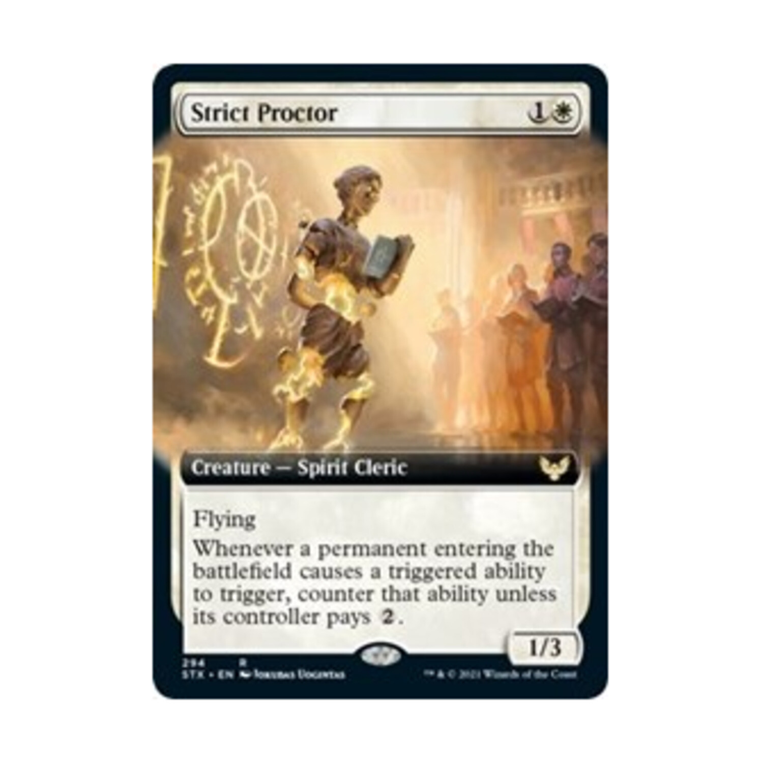 WOTC MtG Strixhaven: School of Mages Strict Proctor (Extended Art) (R ...