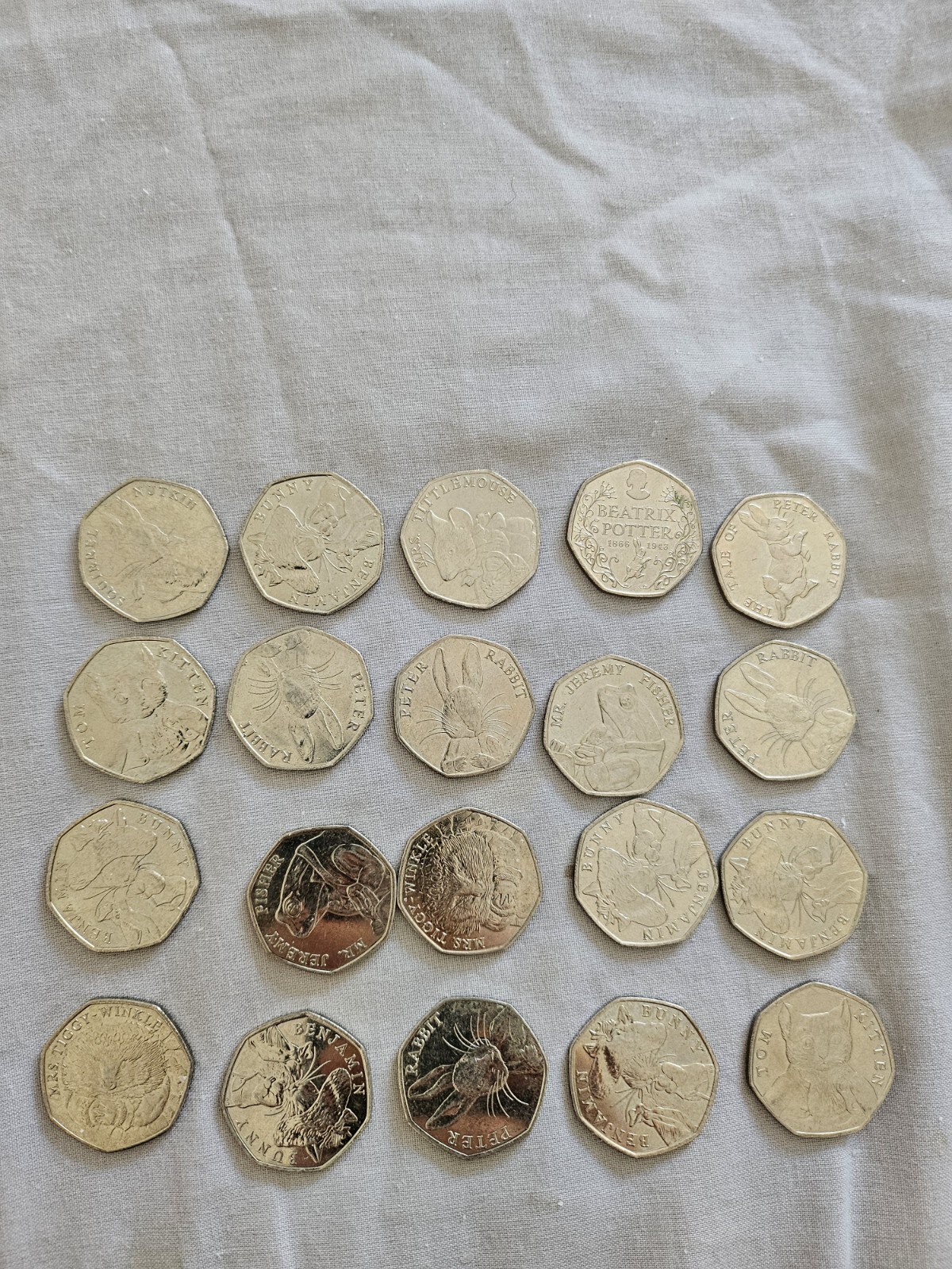 beatrix potter 50p full set collection | eBay UK