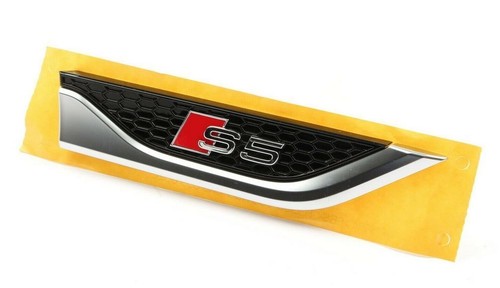 NEW GENUINE AUDI A5 S5 16- FRONT WING FENDER CHROME S5 BADGE TRIM RIGHT ...