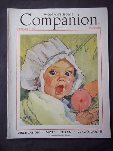 VINTAGE WOMAN'S HOME COMPANION MAGAZINE SEPTEMBER 1934 | eBay