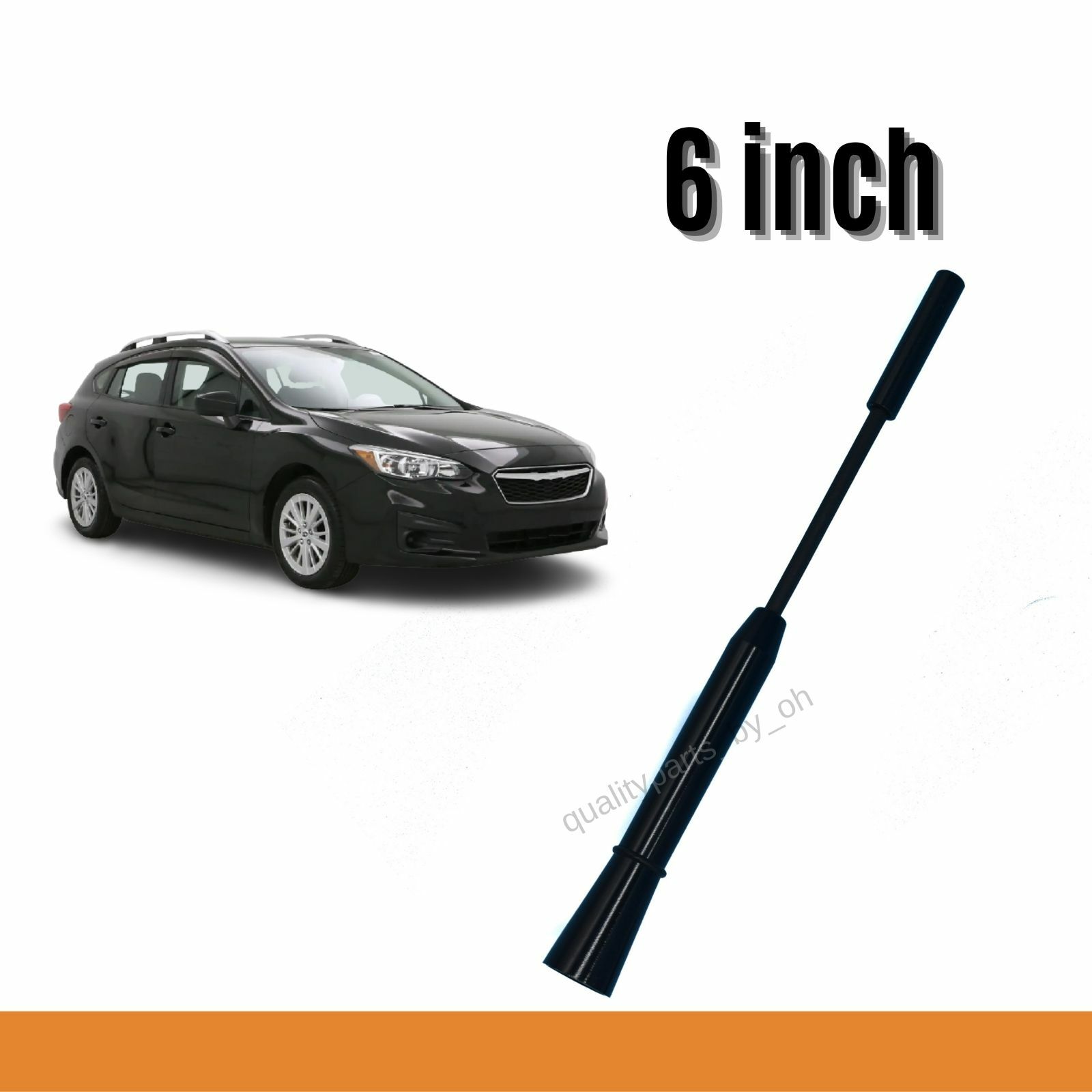6"Replacement Black Mast AM/FM Radio Aerial Antenna For Subaru Impreza ...
