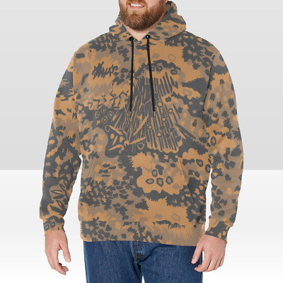 German WWII Palmenmuster Fall Camouflage Unisex Hoodie | eBay
