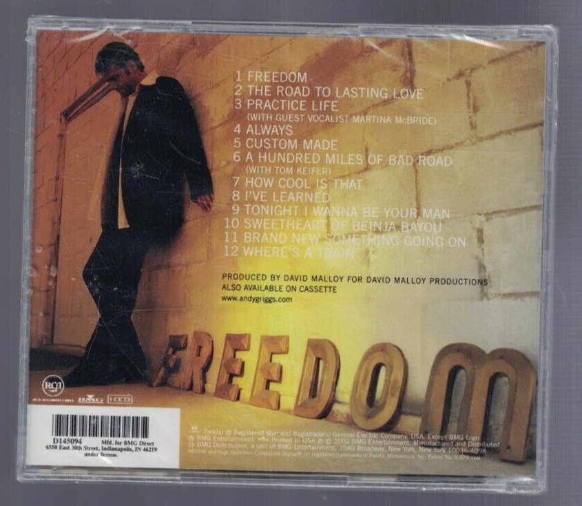 Andy Griggs CD Freedom record club pressing still sealed 78636700625| eBay