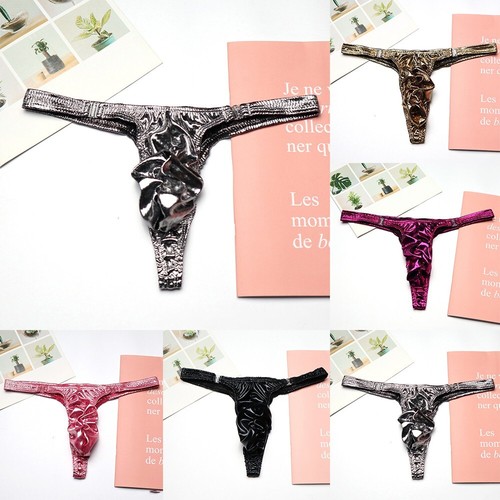 Mens Thong Briefs Underwear Breathable Free Invisible Jockstrap ...