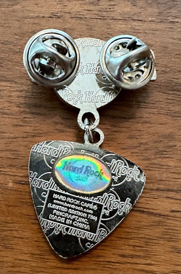 Hard Rock Cafe NAGOYA 6th Anniversary Logo and Guitar Pick Pin | eBay
