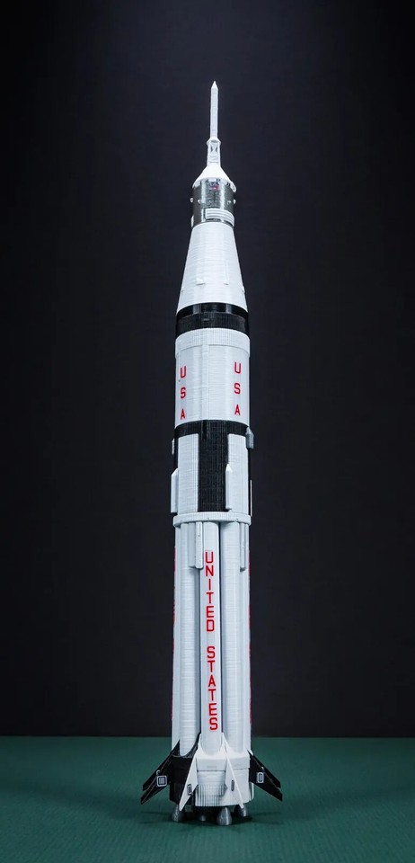 NASA Saturn 1B APOLLO 7 spacecraft launch vehicle scale model | eBay