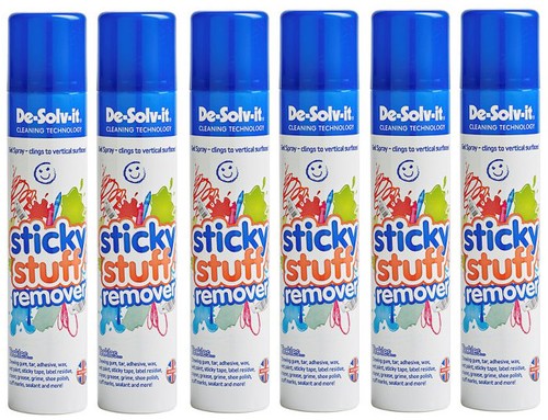 Sticky Stuff Remover Spray Gel De-Solv-It 200ml Sticker Remover Gel x ...