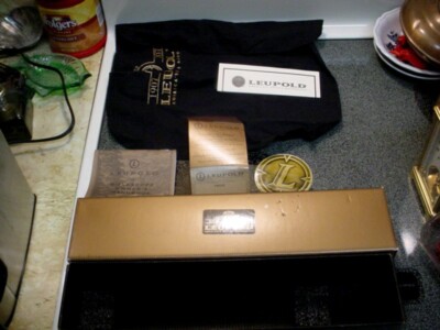 Leupold BOX ONLY w/ cloth and pamphlets – NO SCOPE | eBay